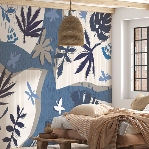 Blue Wallpaper Patterns to Transform Your Space for 2024