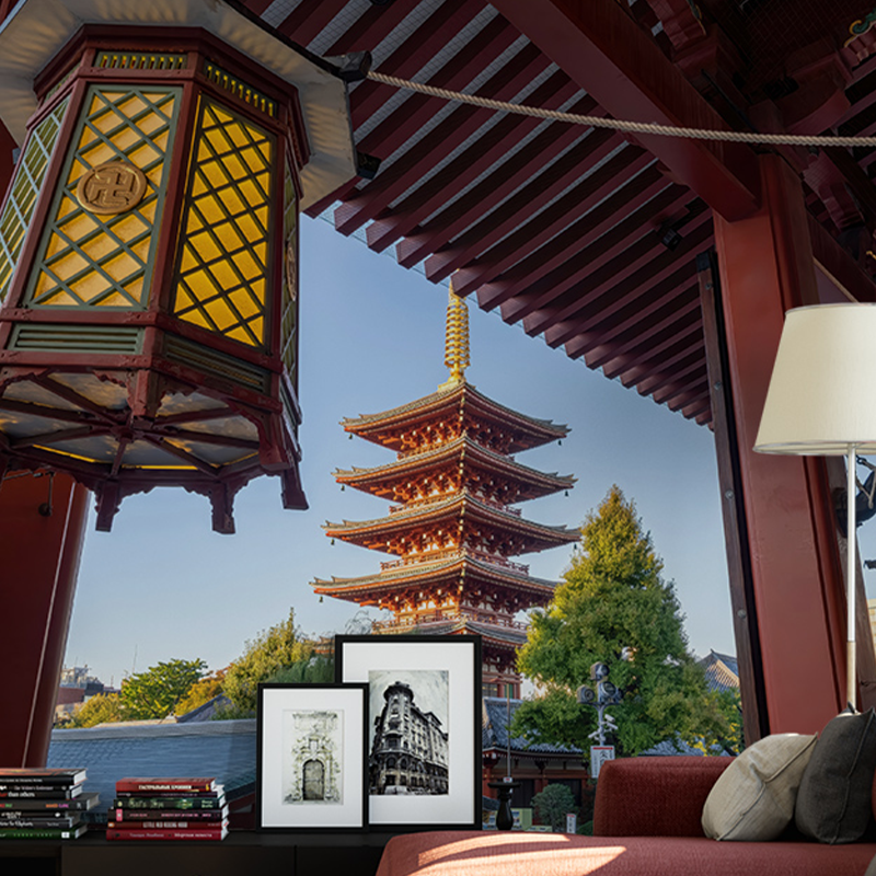 Japandi Wallpaper with Japanese Zen Influence: Serenity Meets Minimalism