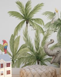 Paradise Adventure Scenic Wallpaper - Non Toxic Inks Walls Forever