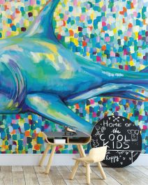 Shark Smile Nature Peel and Stick Wallpaper for Living Room, Bedroom ...