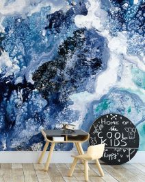 Tidal Reflection Peel and Stick Wallpaper for Living Room, Bedroom