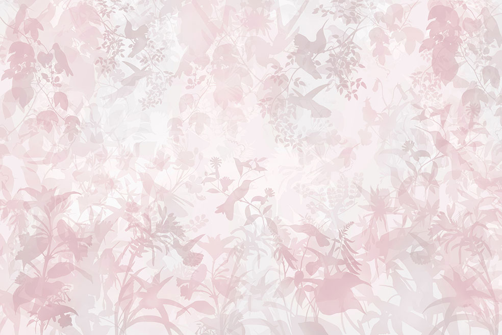 Watermark Birds Abstract Wallpaper - Custom Fit