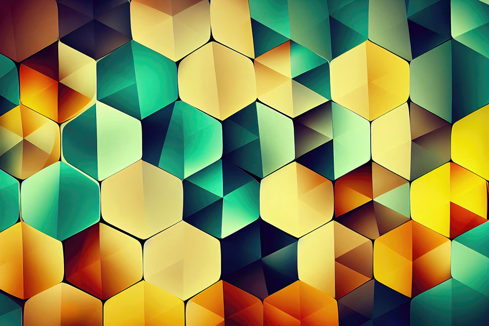 Blurry Diamond Scales Peel and Stick Wallpaper for Living Room, Bedroom