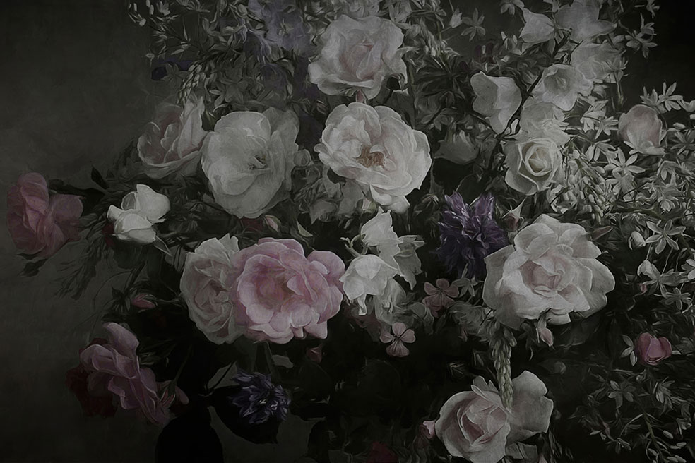 Grand Flora Wallpaper for Living Room, Bedroom, Playroom Walls Forever